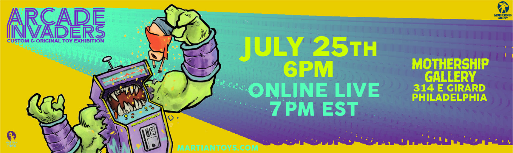 Arcade Invaders! — Martian Toys