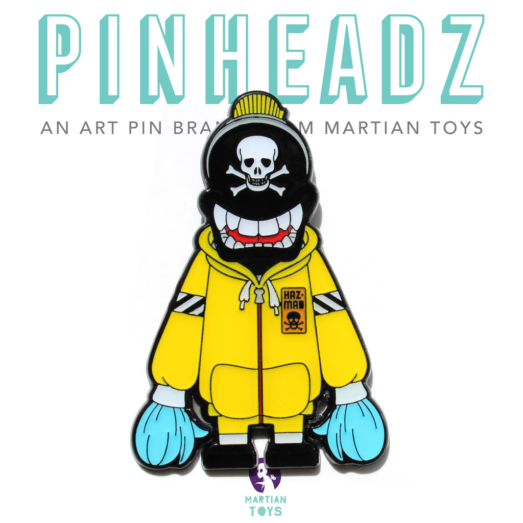 PINHEADZ Enamel Pins — Martian Toys