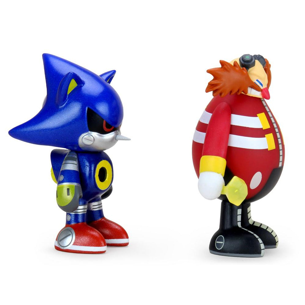 Sonic the Hedgehog 3" Vinyl Figures - Metal Sonic & Dr. Robotnic 2-Pac ...