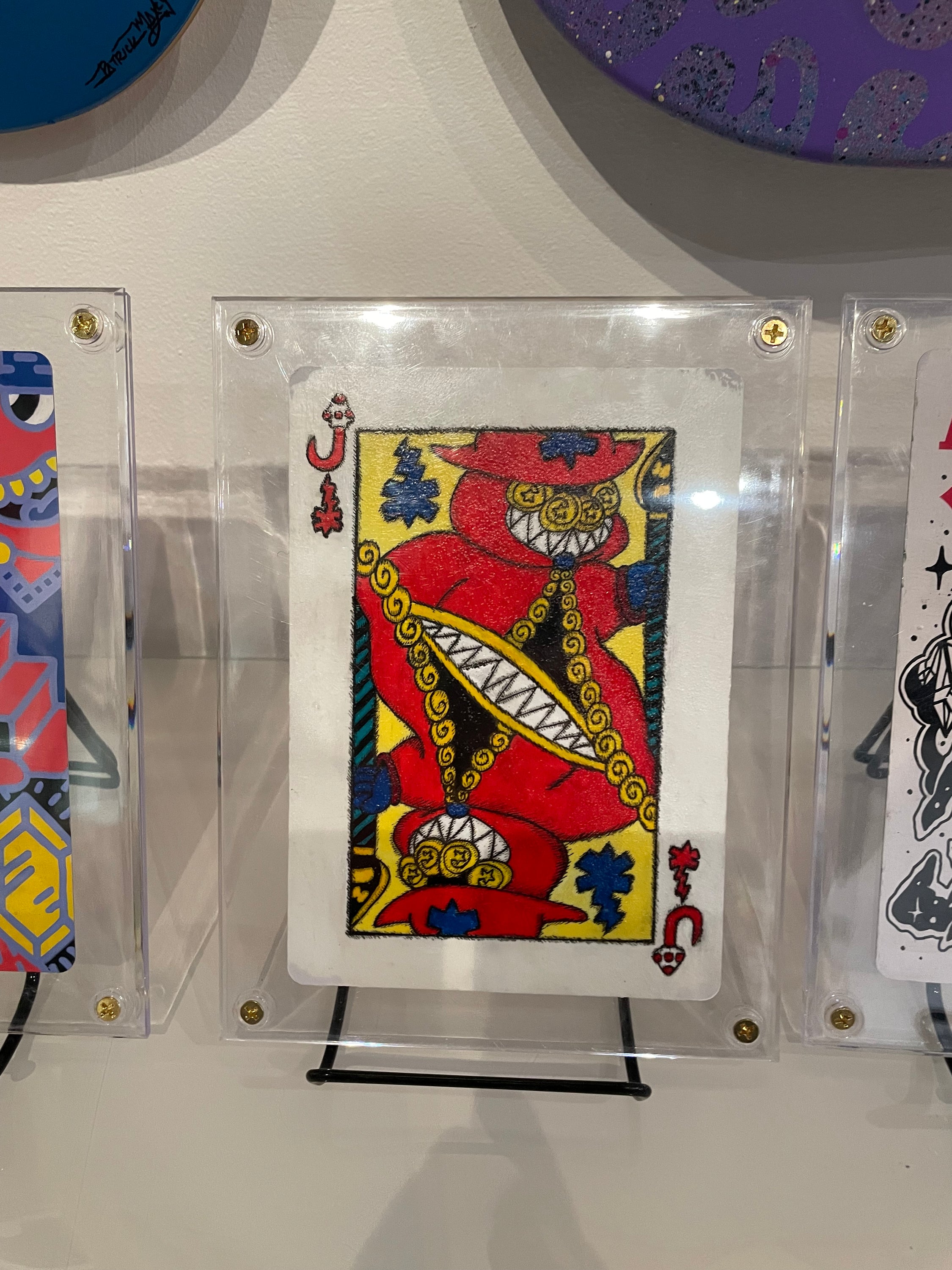 Deck the Halls - Reddy - "Red King" - Jumbo Playing Card — Martian Toys