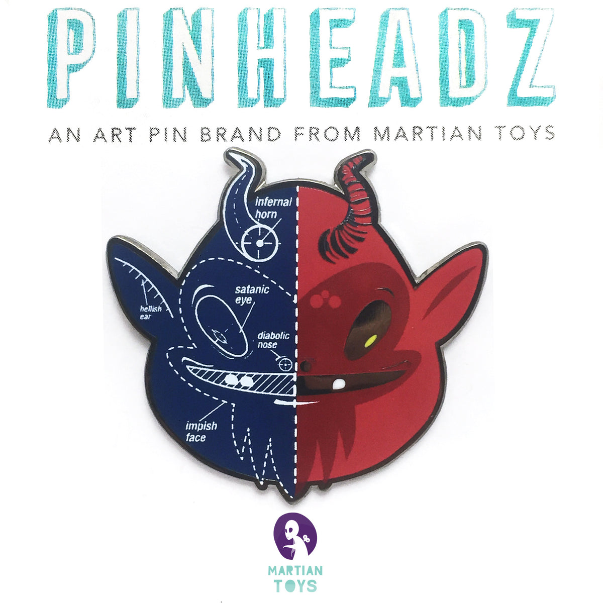 PinHeadz - Sergio Mancini - Devil Blueprint — Martian Toys